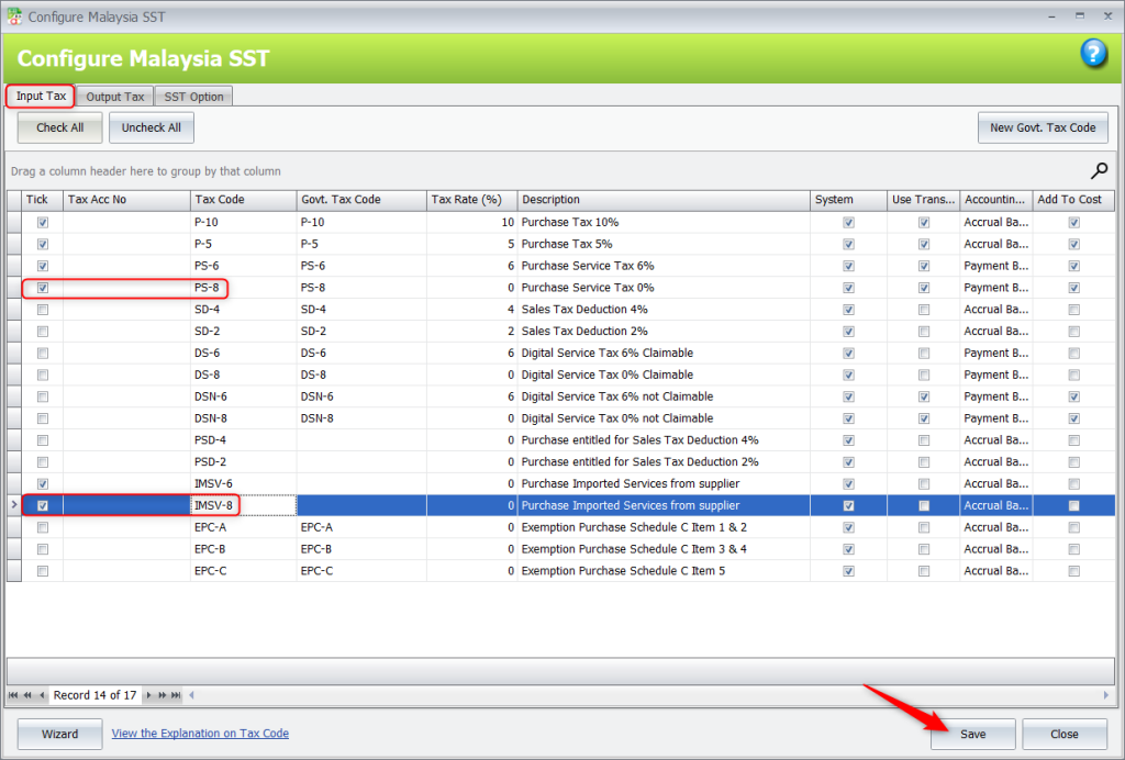 Autocount Service Tax 8% Setup Guide | March 2024